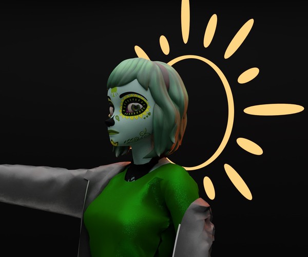 ArtStation - Muerte kill pose source file | Resources