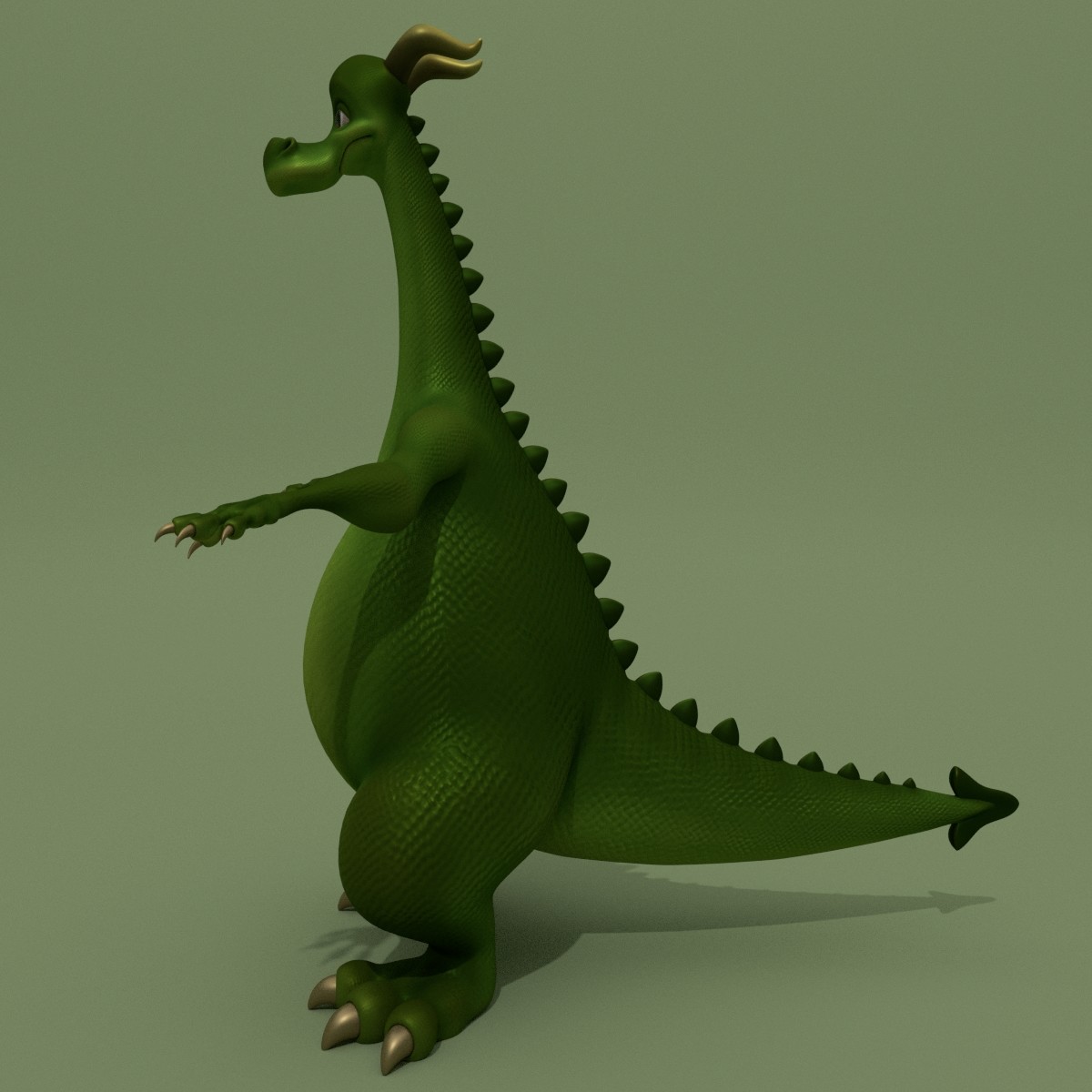 ArtStation - Cartoon Dragon Nessy | Resources