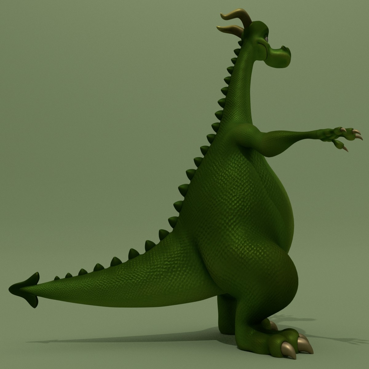 ArtStation - Cartoon Dragon Nessy | Resources