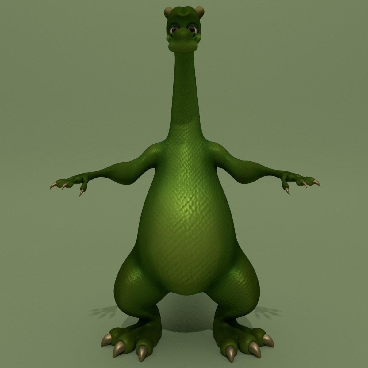 ArtStation - Cartoon Dragon Nessy | Resources