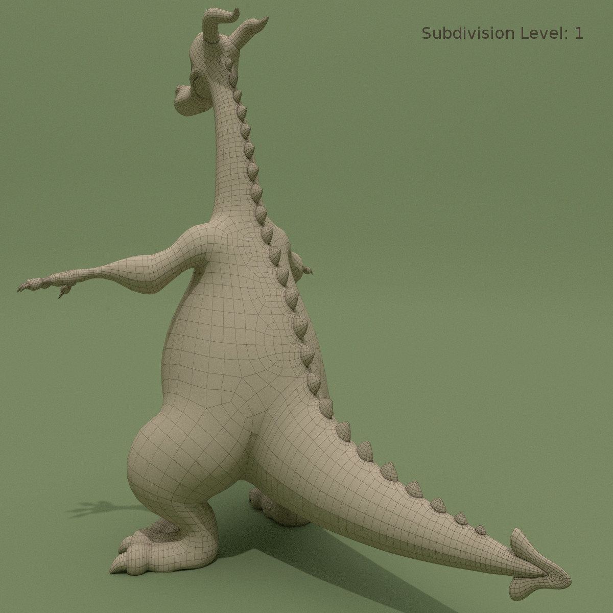 ArtStation - Cartoon Dragon Nessy | Resources