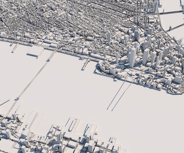 ArtStation - New York City Map Manhattan | Resources