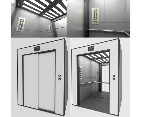 ArtStation - 3D Elevator | Game Assets
