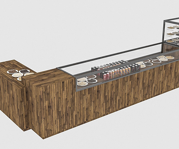 ArtStation - 3D Cafe Counter | Game Assets