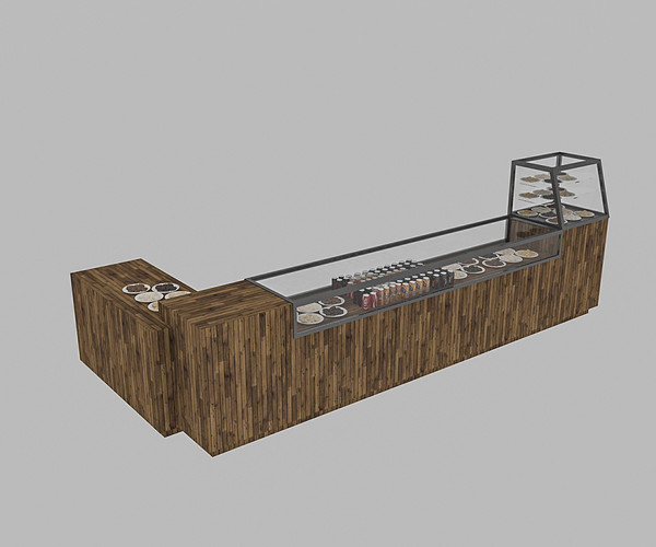 ArtStation - 3D Cafe Counter | Game Assets