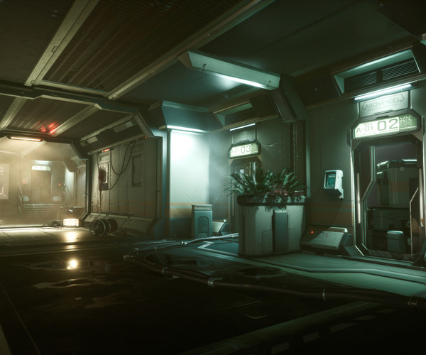 ArtStation - Space Research Station "ARCHANGEL" | Game Assets