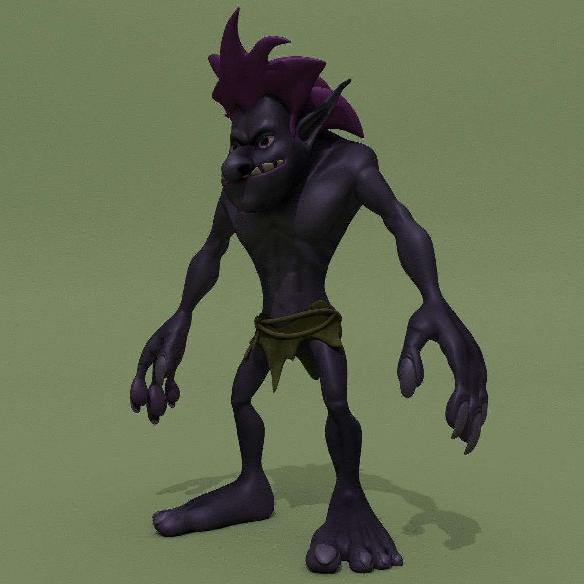 ArtStation - Troll Green & Purple | Resources