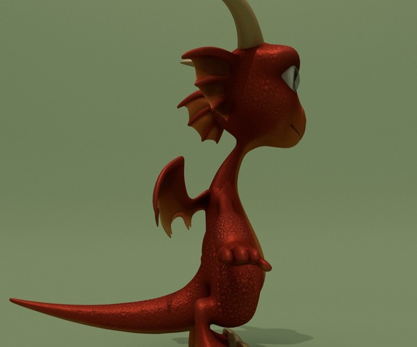 ArtStation - Cartoon Dragon Kid | Resources