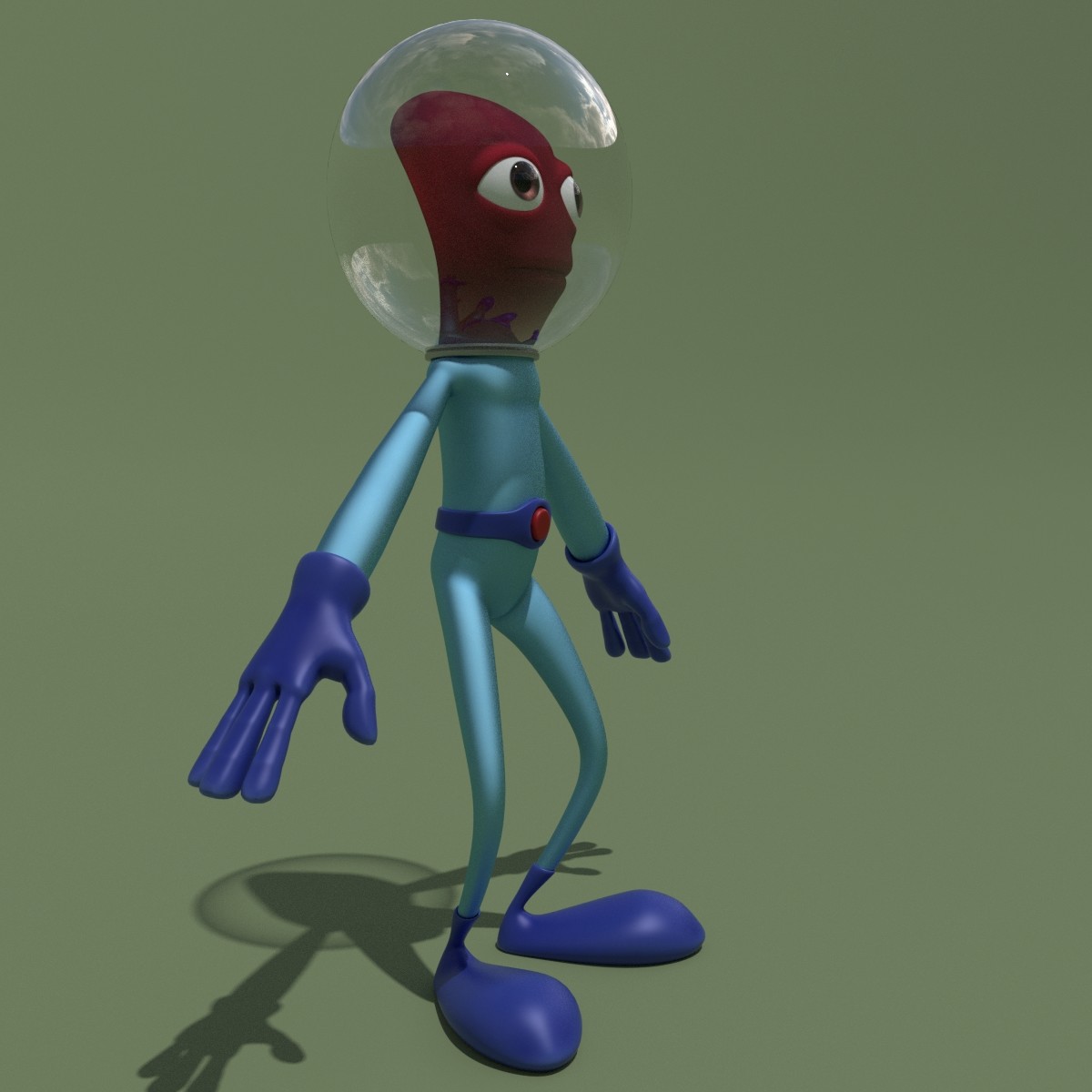 ArtStation - Cartoon Alien | Resources