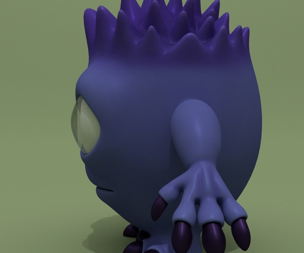 ArtStation - Cartoon Monster Teddy | Resources