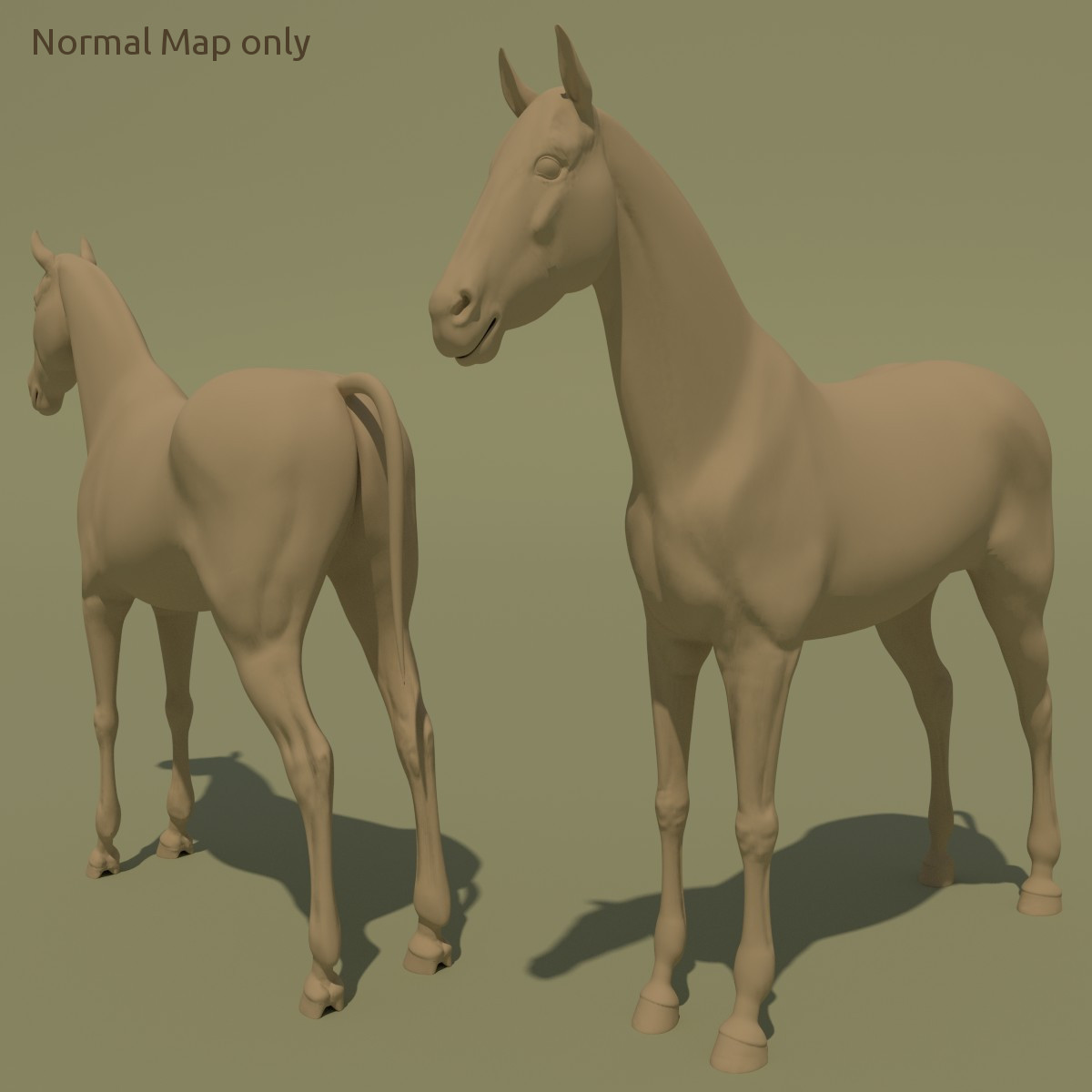 ArtStation - Horse animated + 10 colours | Resources