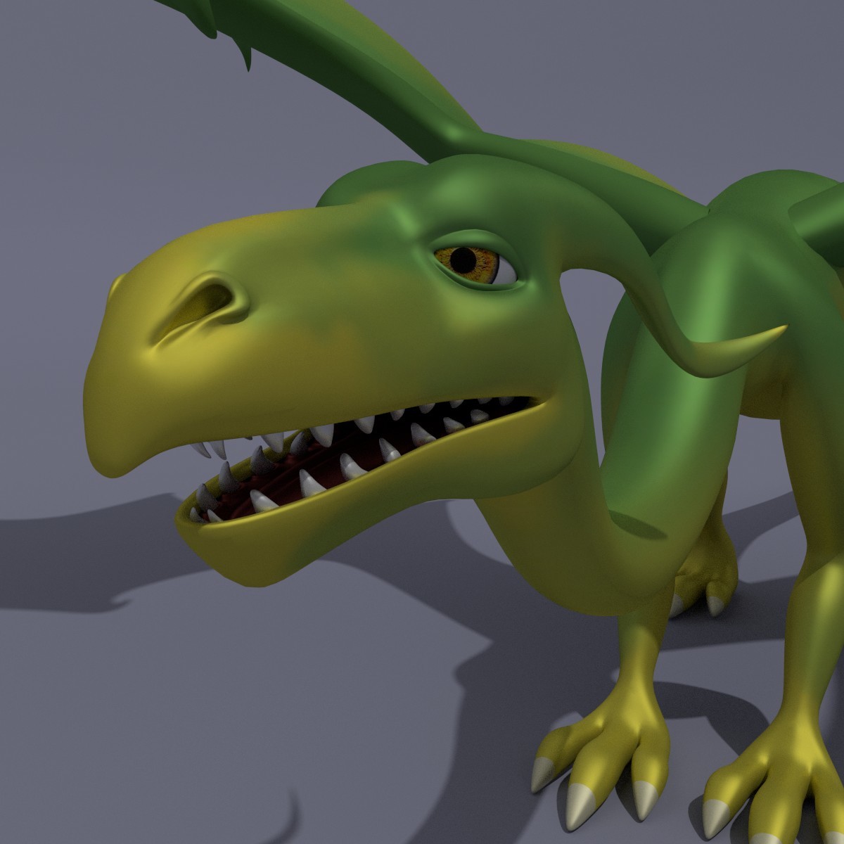 ArtStation - Cartoon Simple Dragon | Resources