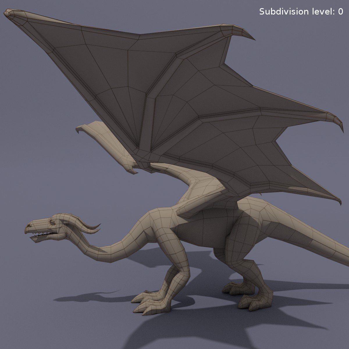 ArtStation - Cartoon Simple Dragon | Resources