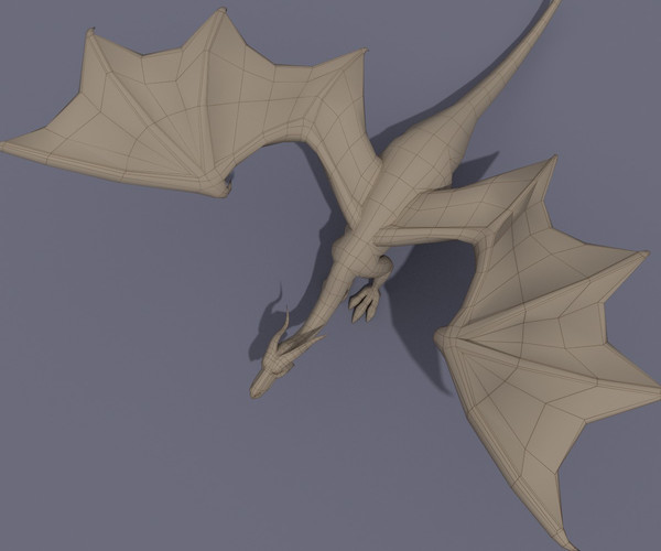 ArtStation - Cartoon Simple Dragon | Resources