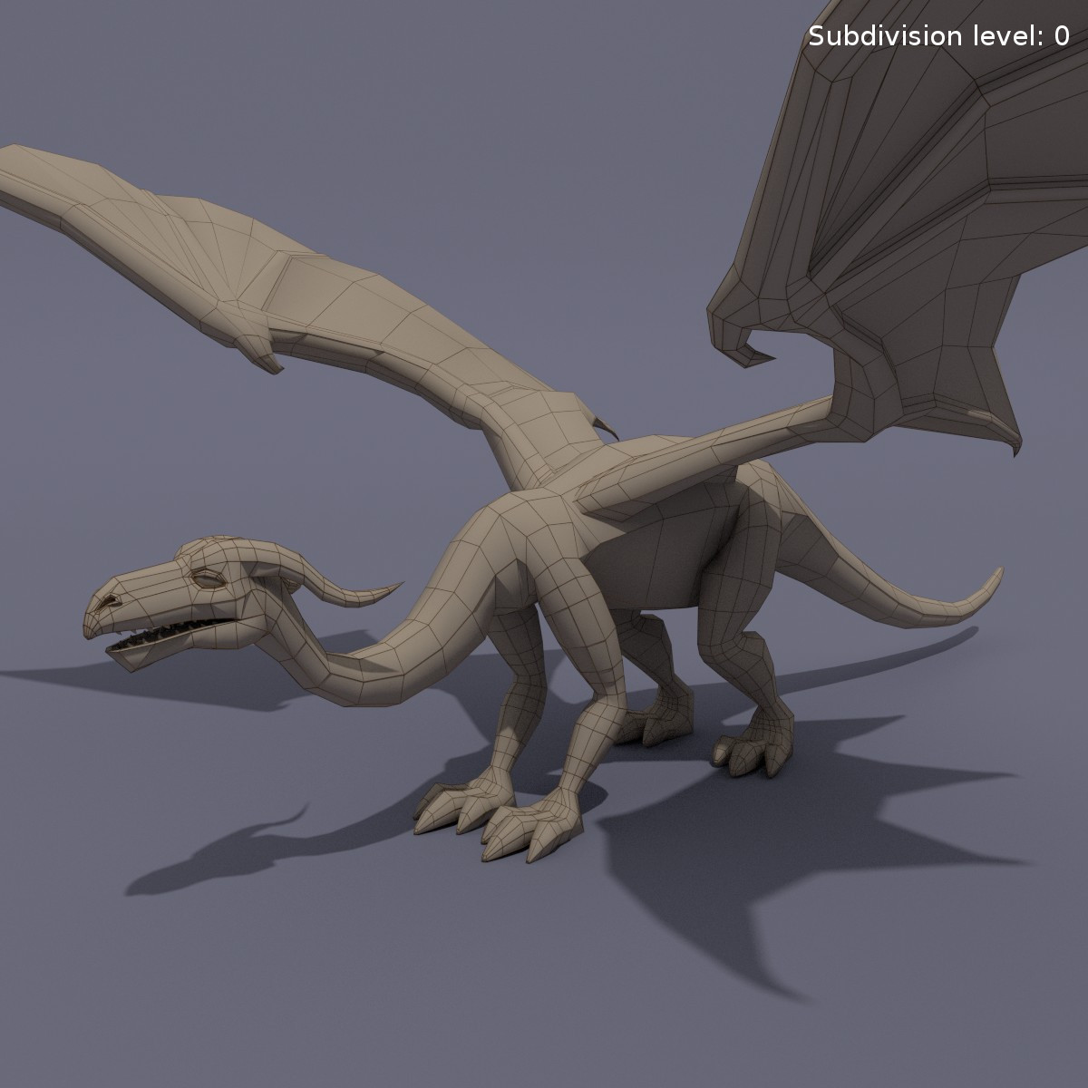 ArtStation - Cartoon Simple Dragon | Resources