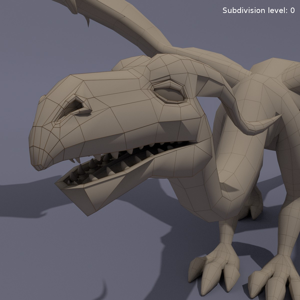 ArtStation - Cartoon Simple Dragon | Resources