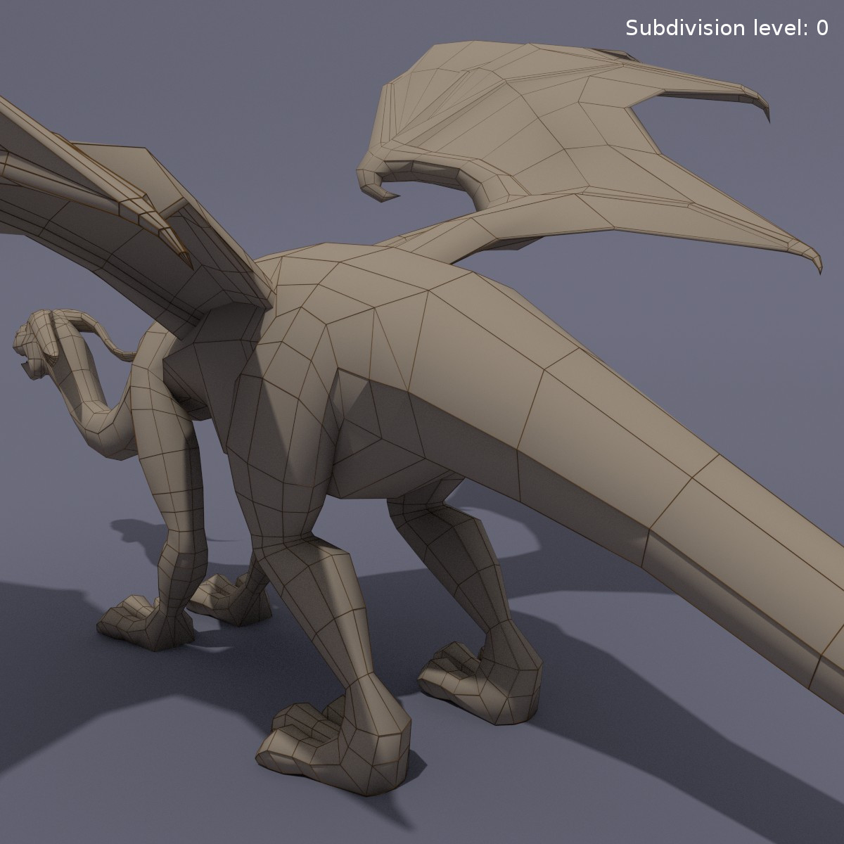 ArtStation - Cartoon Simple Dragon | Resources