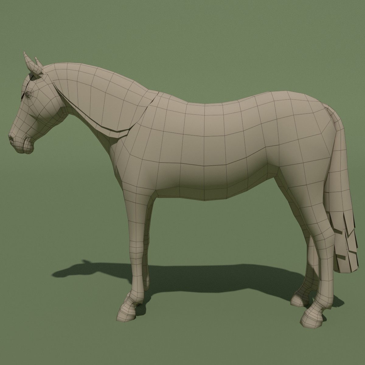 ArtStation - LowPoly Horses Pack | Resources