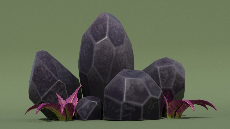 ArtStation - LowPoly Rocks Pack | Game Assets