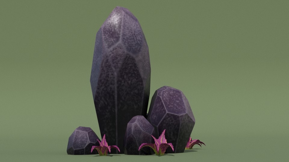 ArtStation - LowPoly Rocks Pack | Game Assets