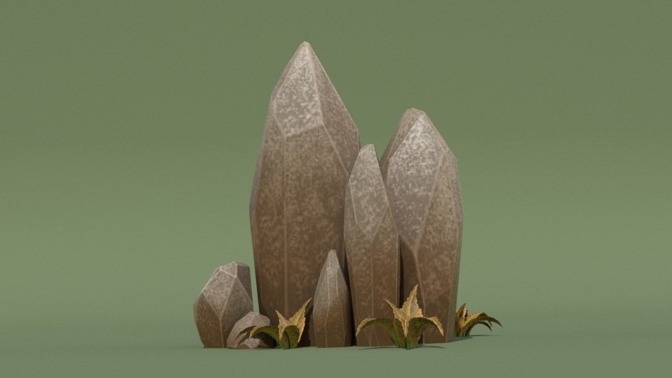 ArtStation - LowPoly Rocks Pack | Game Assets