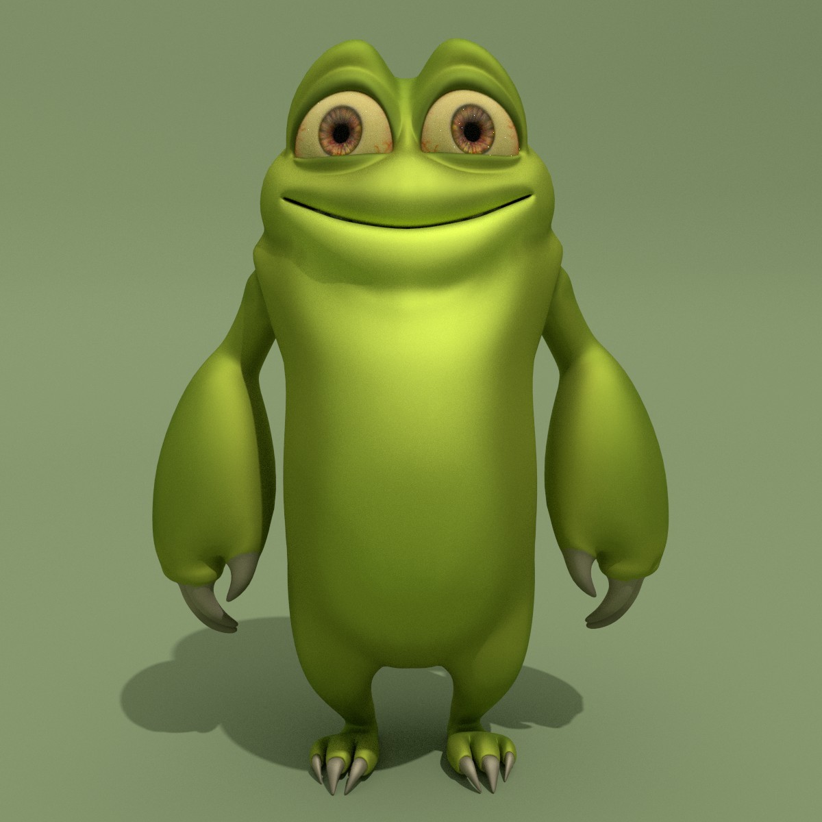 ArtStation - Cartoon Monster Froggy | Resources