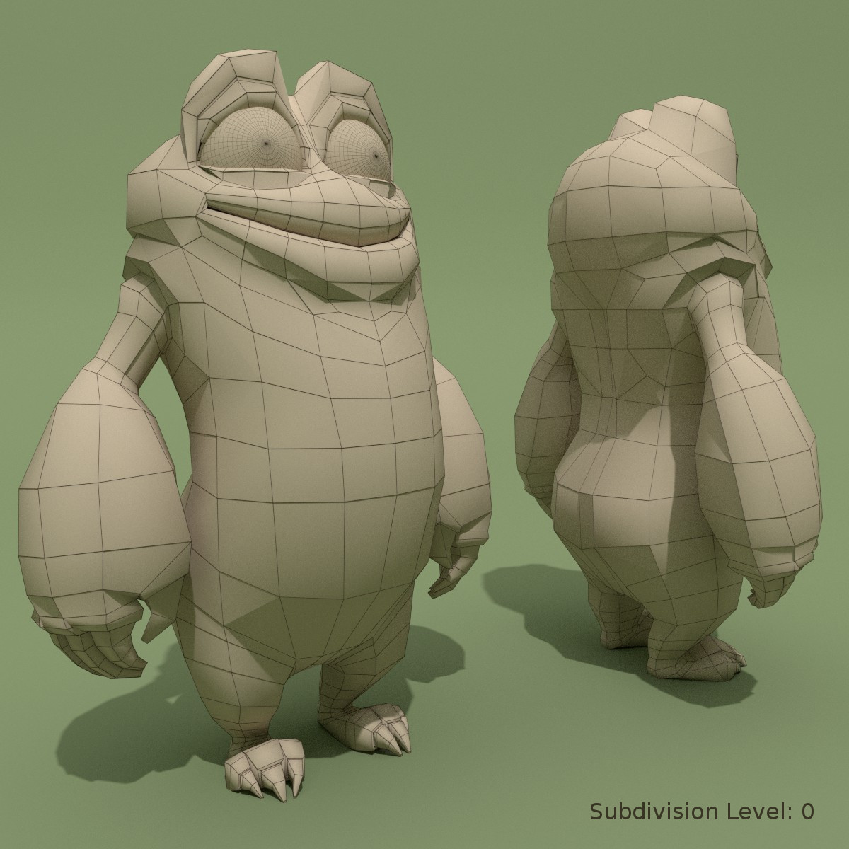 ArtStation - Cartoon Monster Froggy | Resources