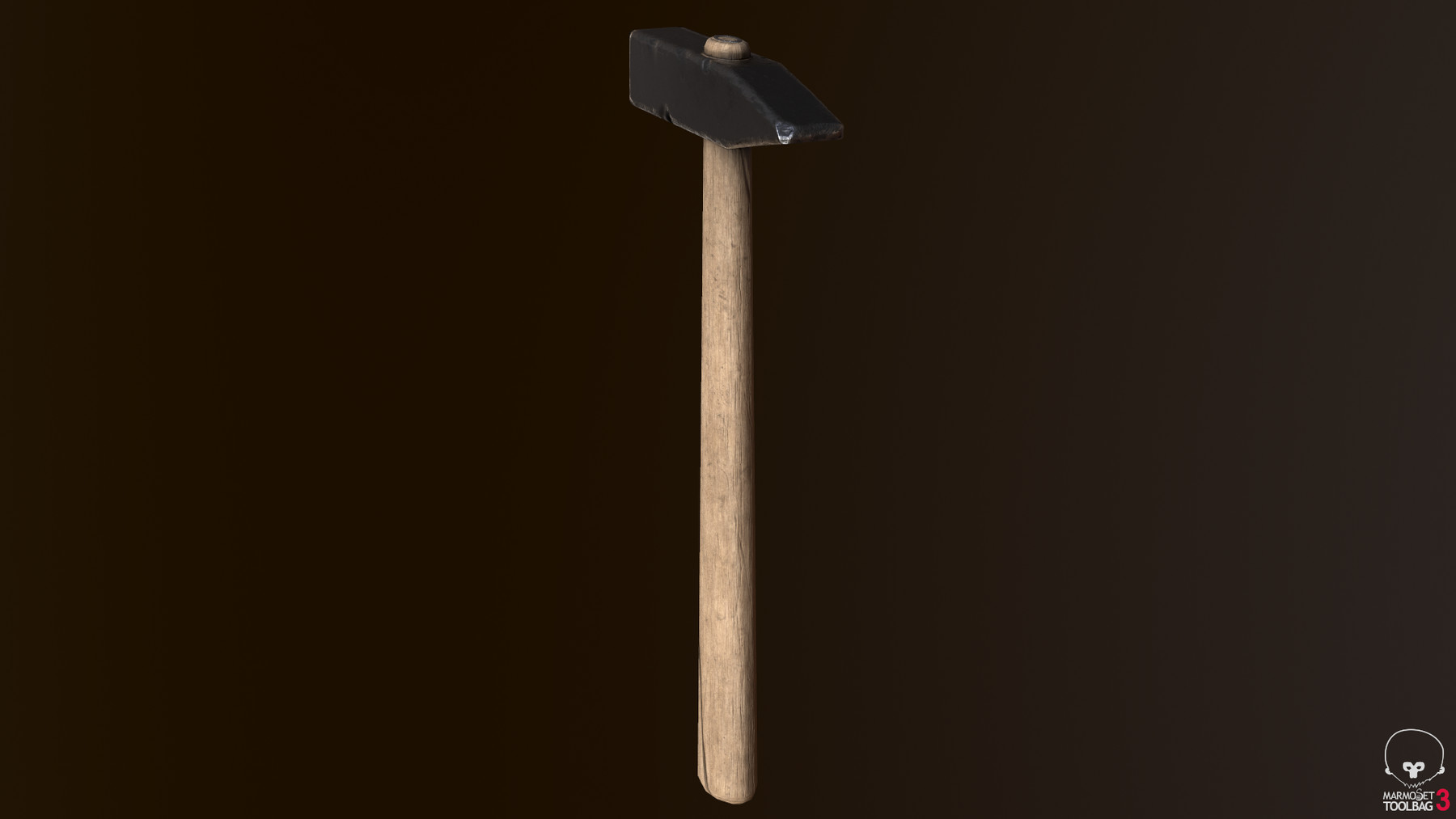 ArtStation - Old hammer 2 color Low-poly 3D model | Game Assets