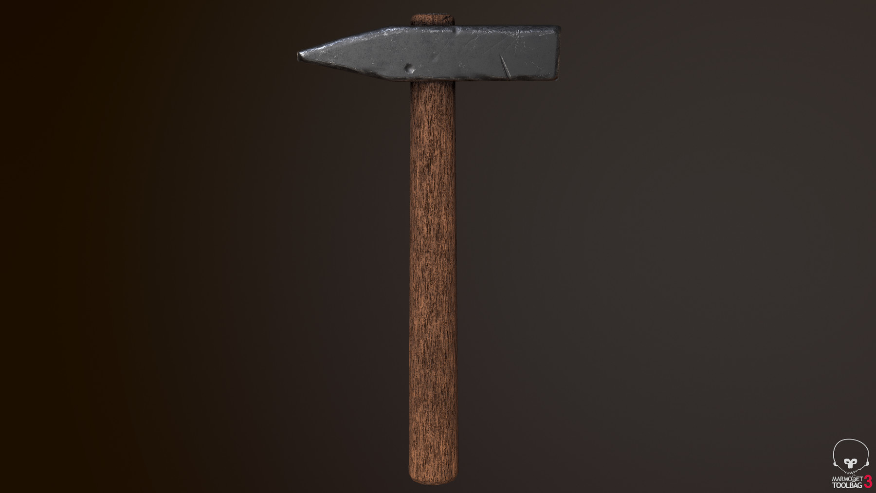 ArtStation - Old hammer 2 color Low-poly 3D model | Game Assets