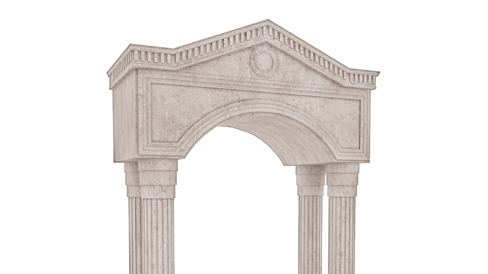 ArtStation - Classic Building Entrance 3 | Game Assets