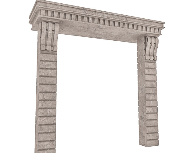 ArtStation - Classic Building Entrance 2 | Game Assets