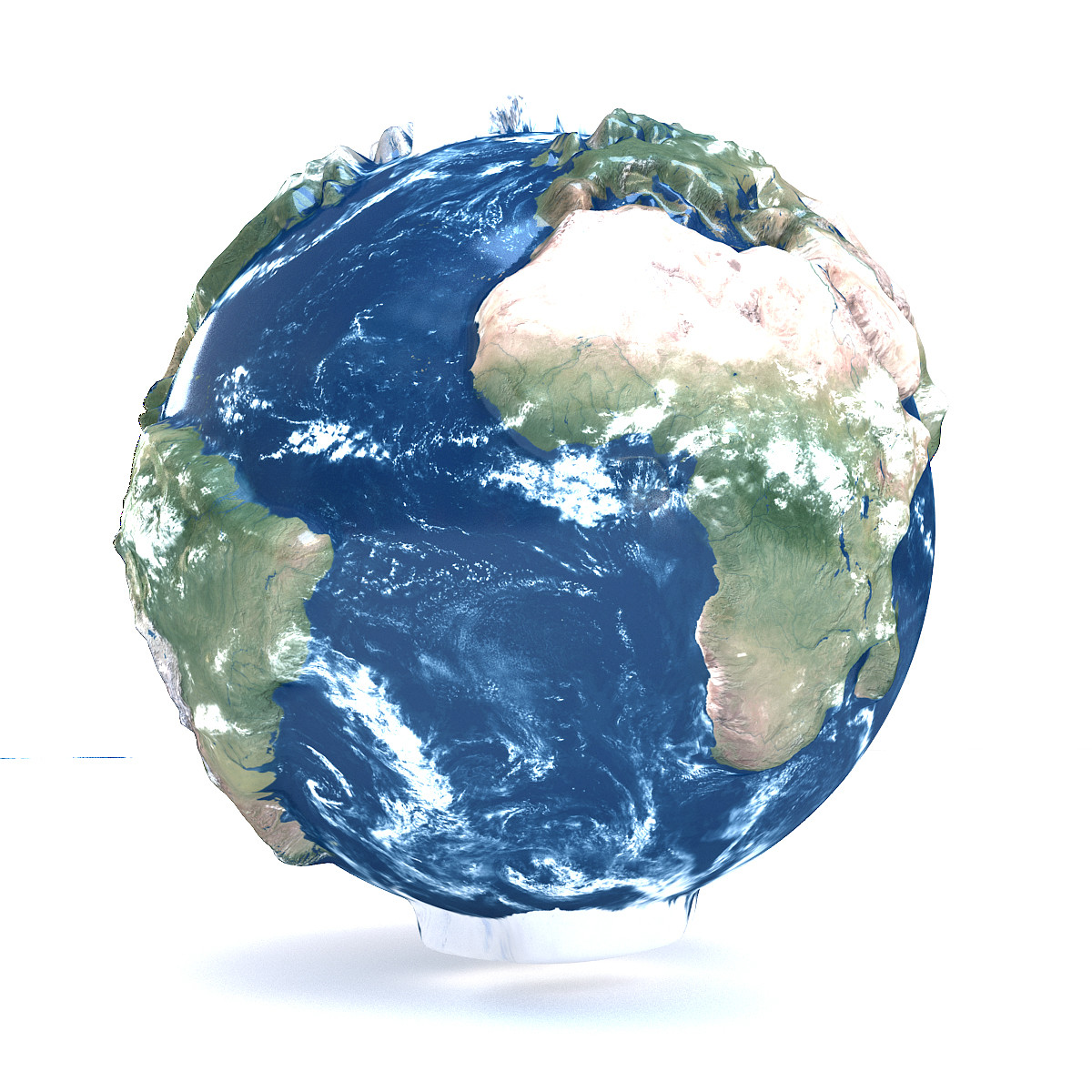 ArtStation - 3D Earth Model | Resources