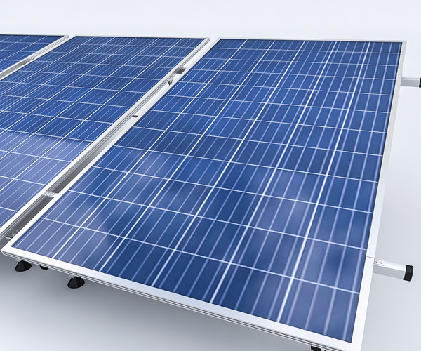 ArtStation - 3D Solar Panel Model | Resources