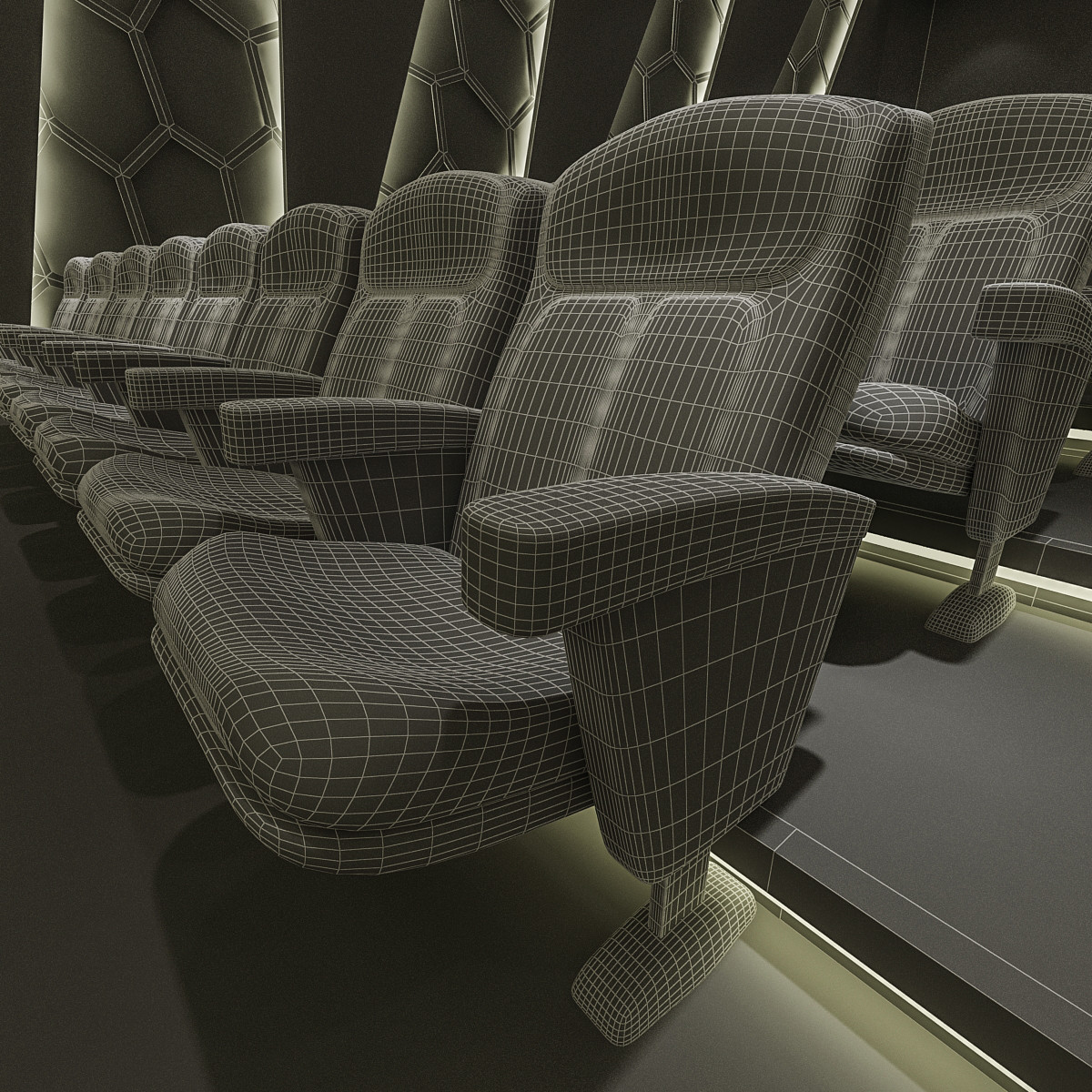 ArtStation - Theater Hall Concept | Game Assets