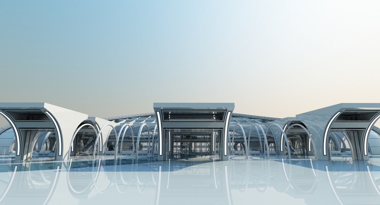 ArtStation - Futuristic Architectural Structure | Resources