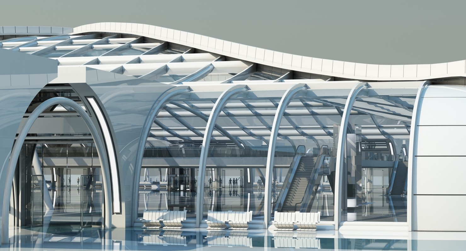 ArtStation - Futuristic Architectural Structure | Resources