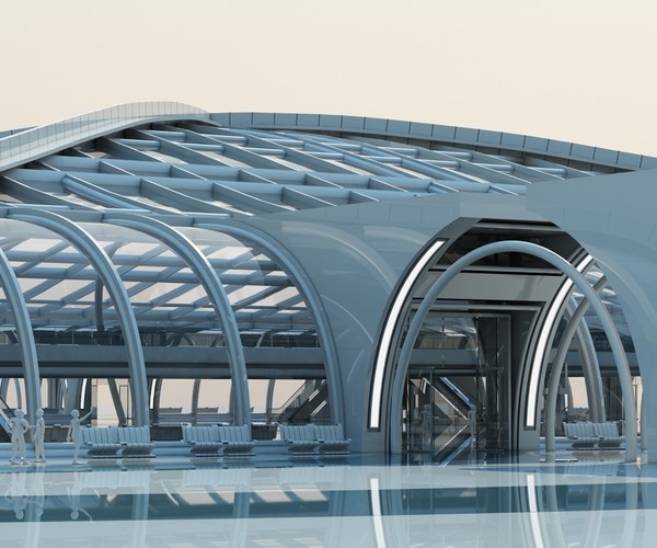 ArtStation - Futuristic Architectural Structure | Resources