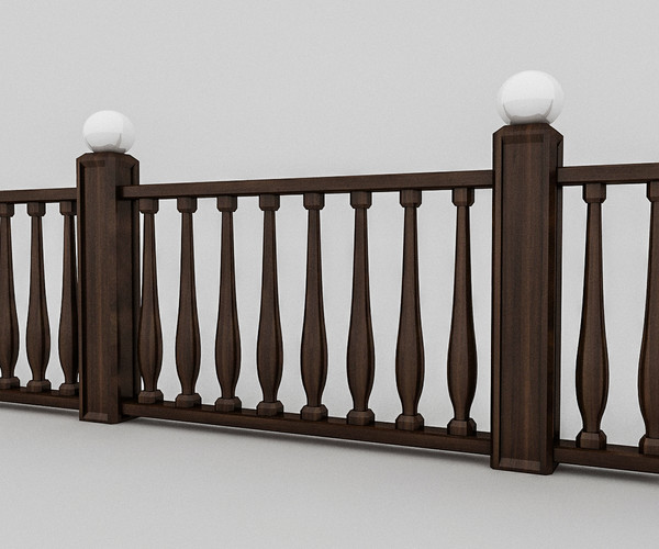 ArtStation - wood railing (1) | Game Assets