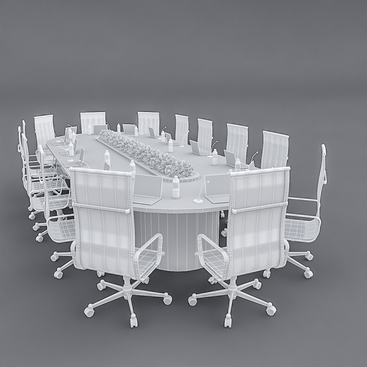 ArtStation - Meeting Table 02 | Game Assets