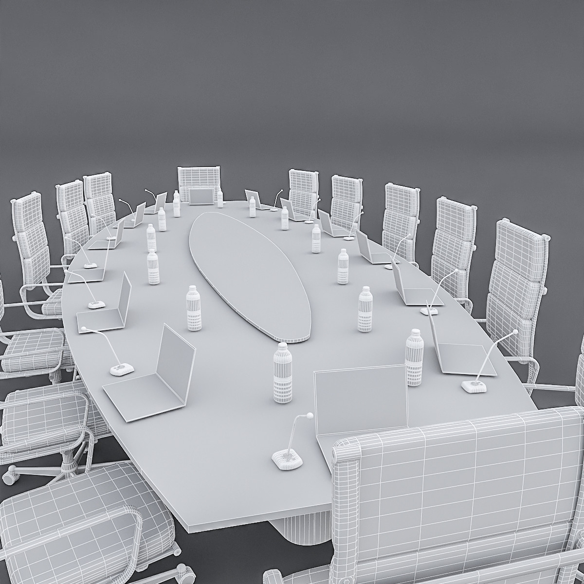 ArtStation - Meeting Table 01 | Game Assets