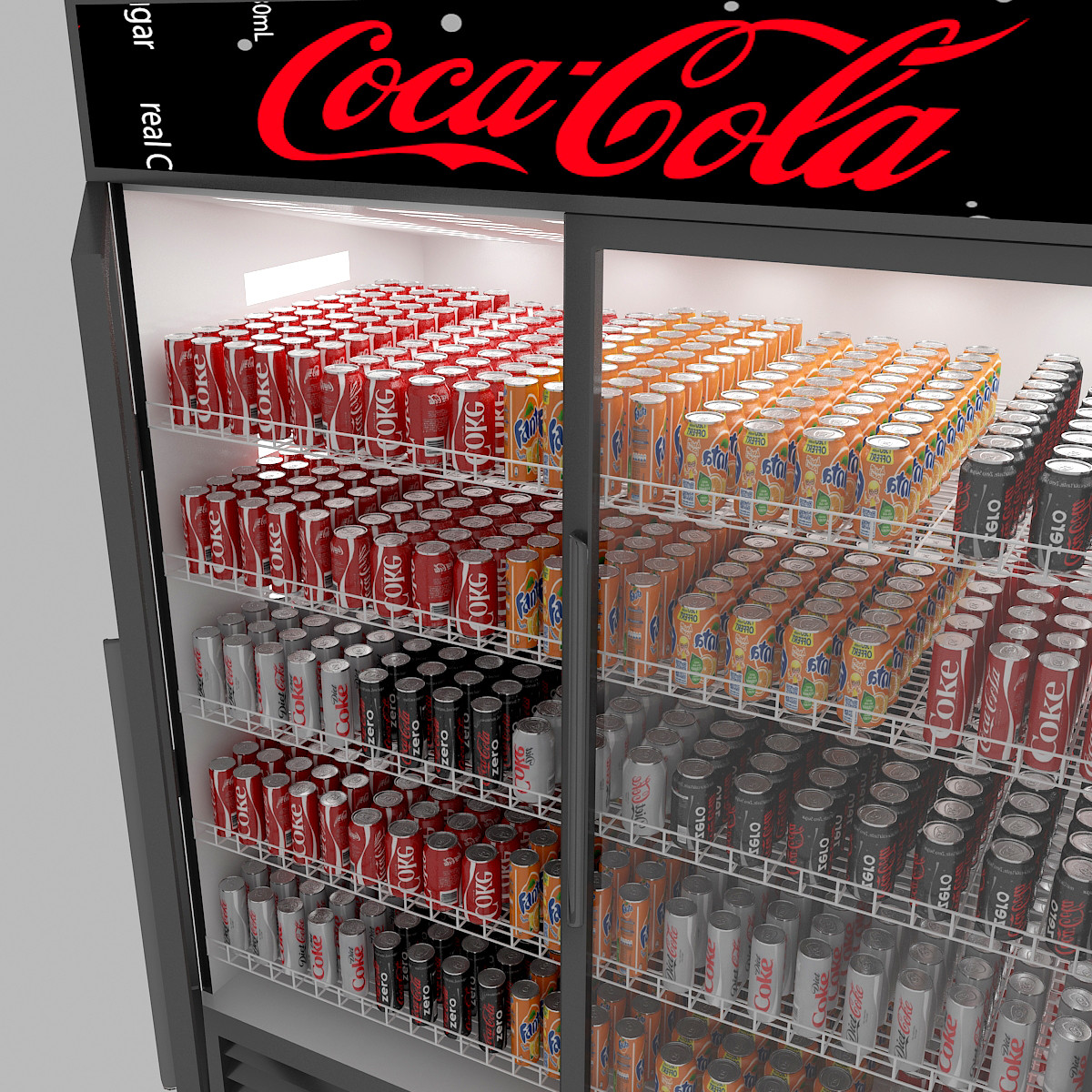 ArtStation - Market Refrigerator | Game Assets