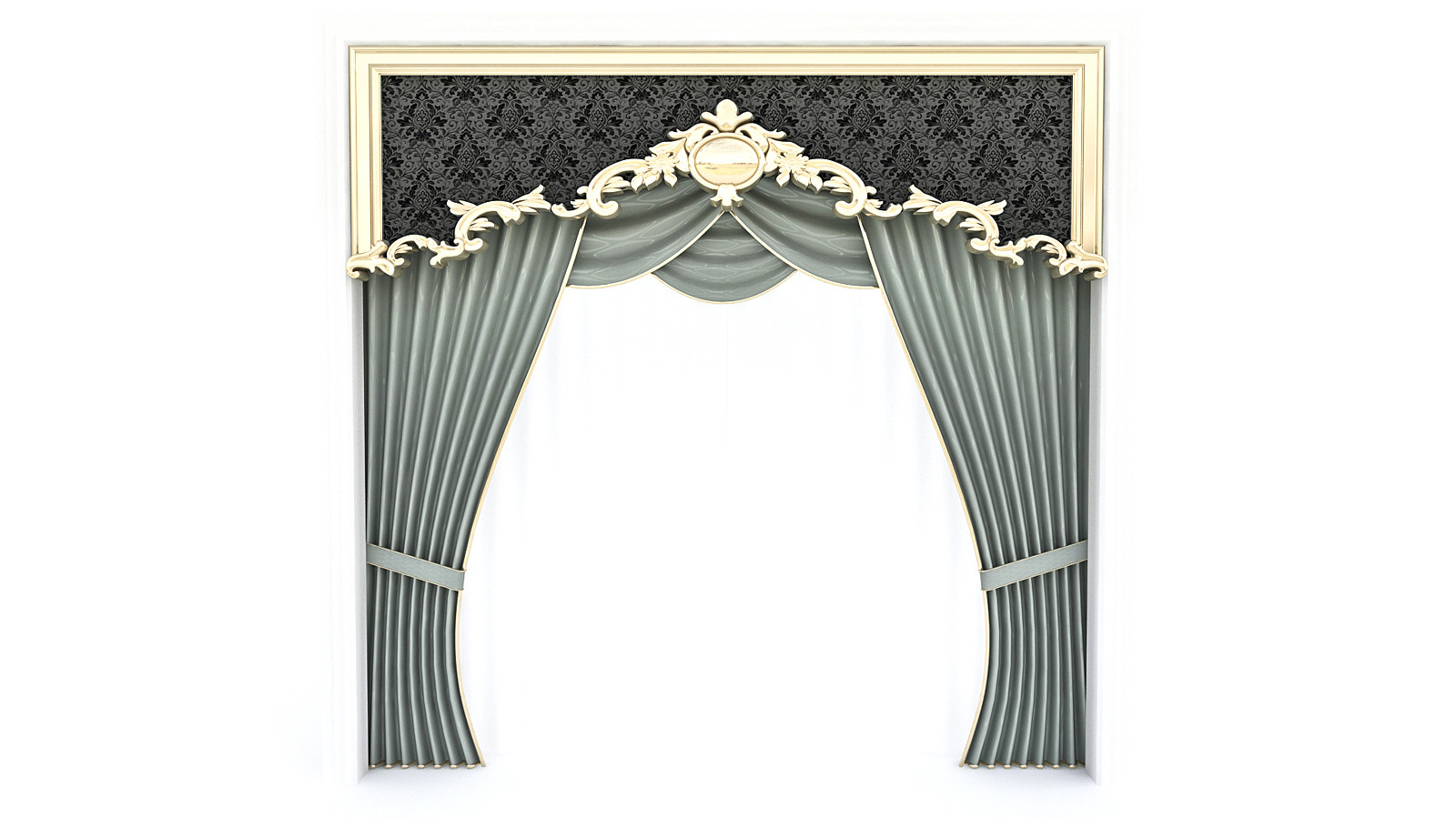 ArtStation - Classic Window And Curtain | Resources