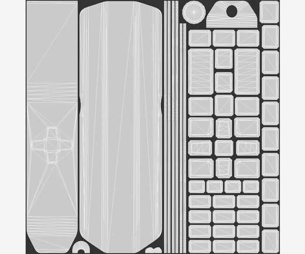 ArtStation - Low-poly PBR TV Remote | Game Assets