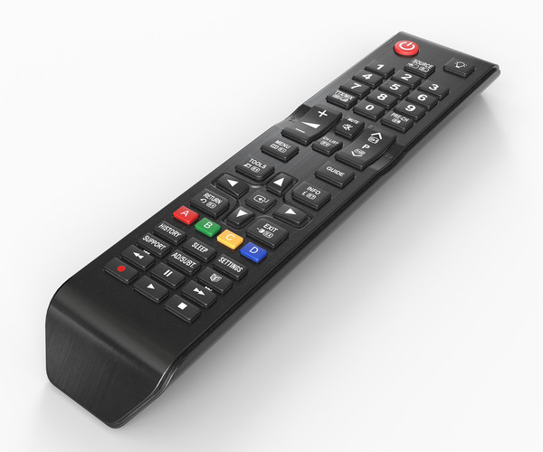 ArtStation - Low-poly PBR TV Remote | Game Assets