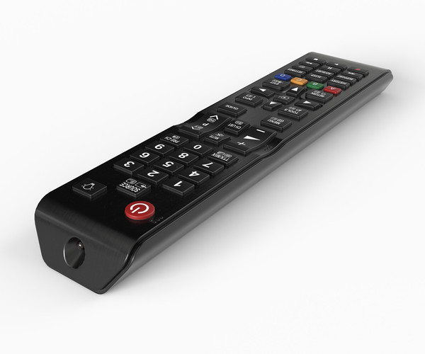 ArtStation - Low-poly PBR TV Remote | Game Assets