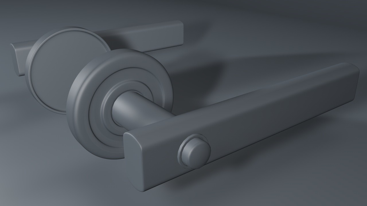 ArtStation - Door Lever 2 3D Model | Resources