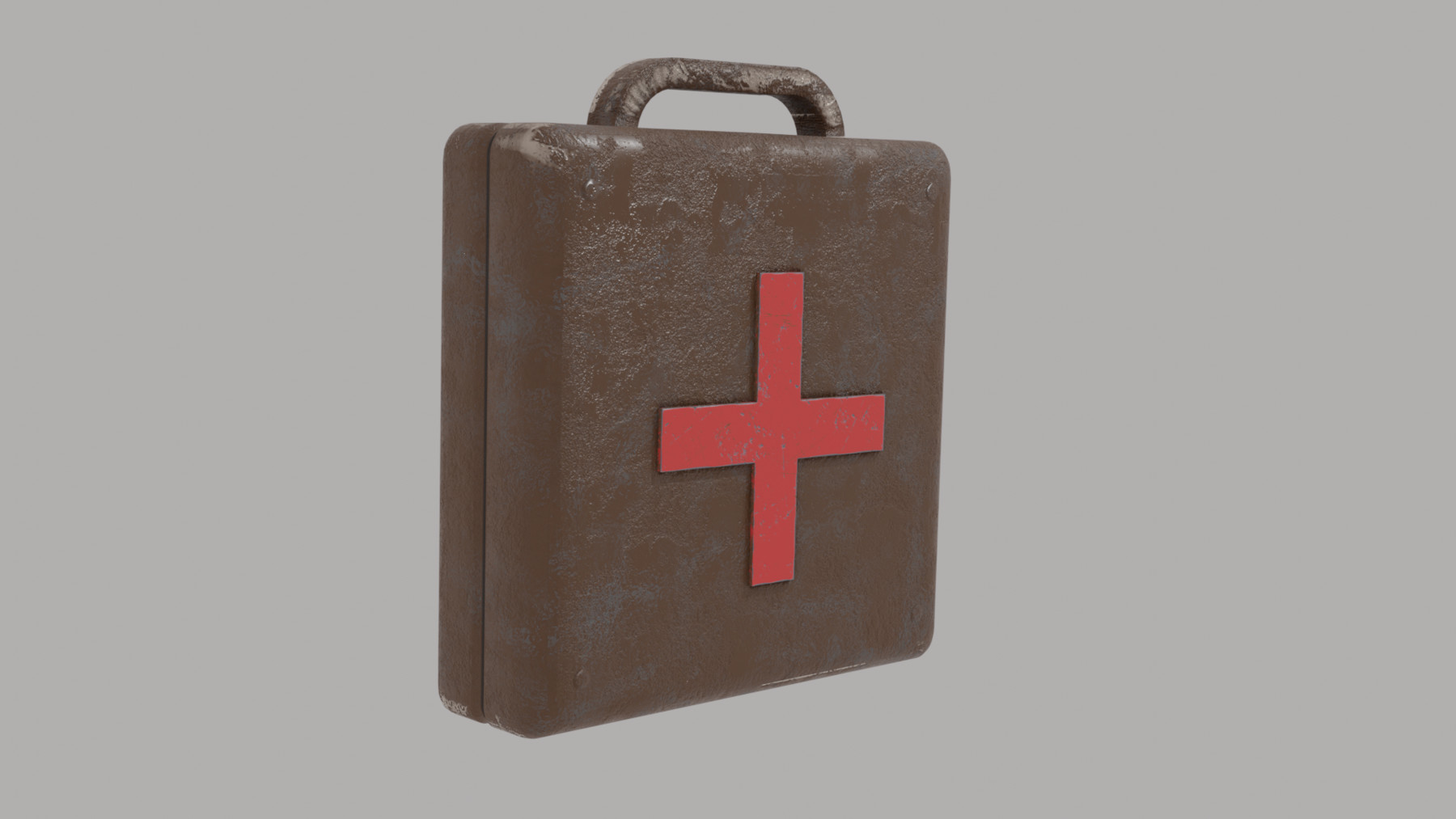 ArtStation - First aid kit Brown (Worn) | Game Assets