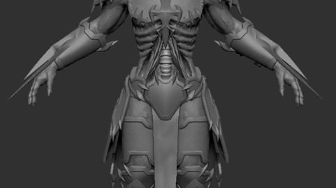 ArtStation - character lizard humanoid armor hightpoly ( hight poly ...