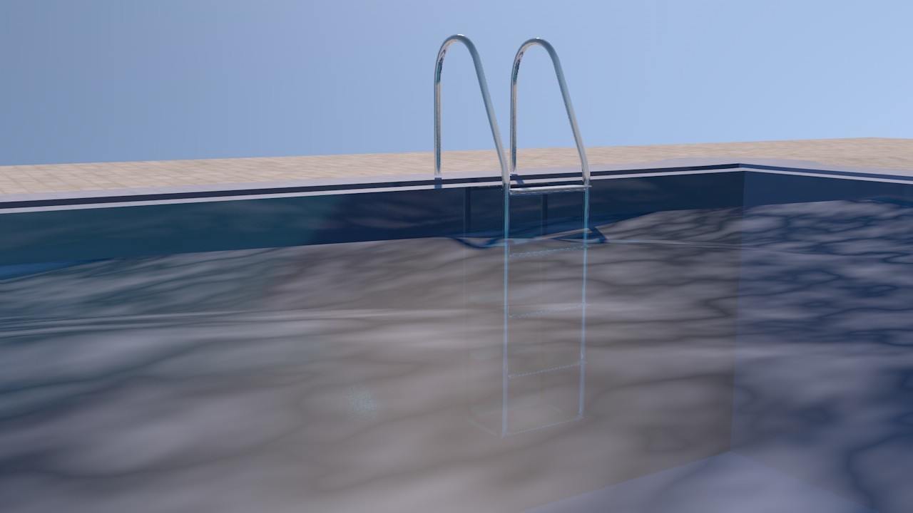 ArtStation - Pool Ladder 3D Model | Resources