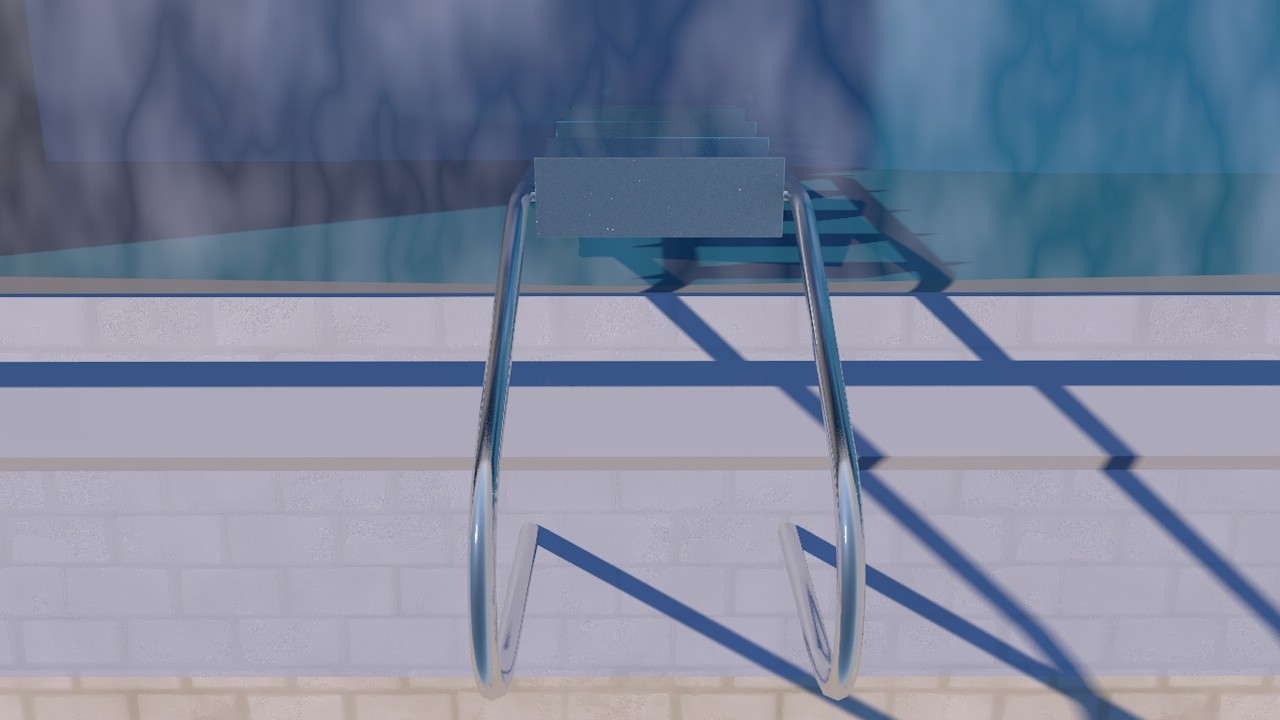 ArtStation - Pool Ladder 3D Model | Resources